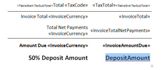 How to Create a Deposit Invoice with Xero Custom Template